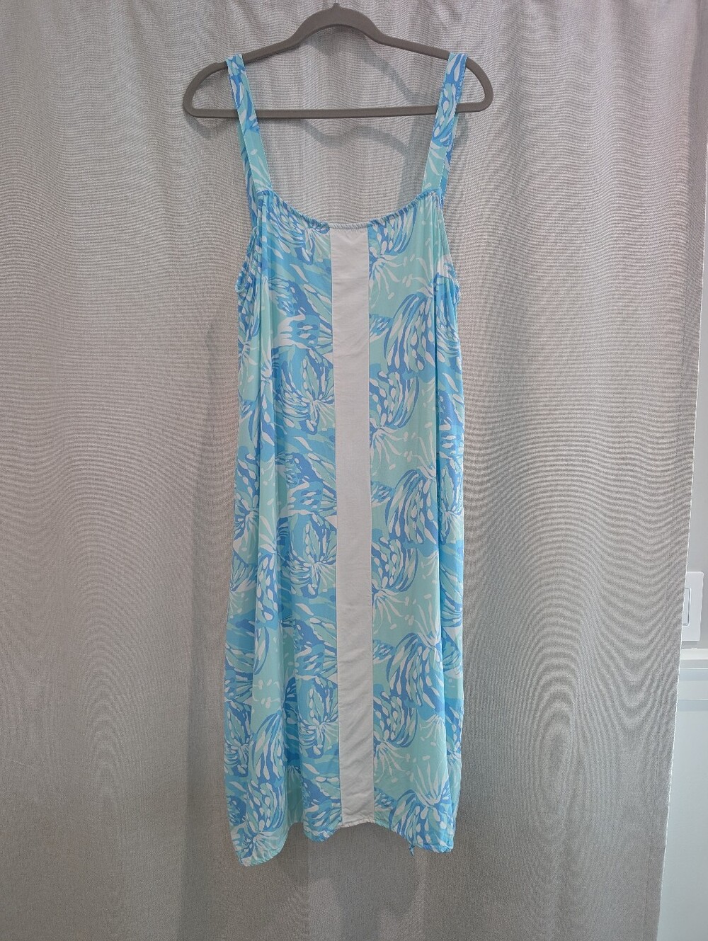 lilibridge | Dresses | Lilibridge Blue Tropics Midi Dress Large Coastal ...